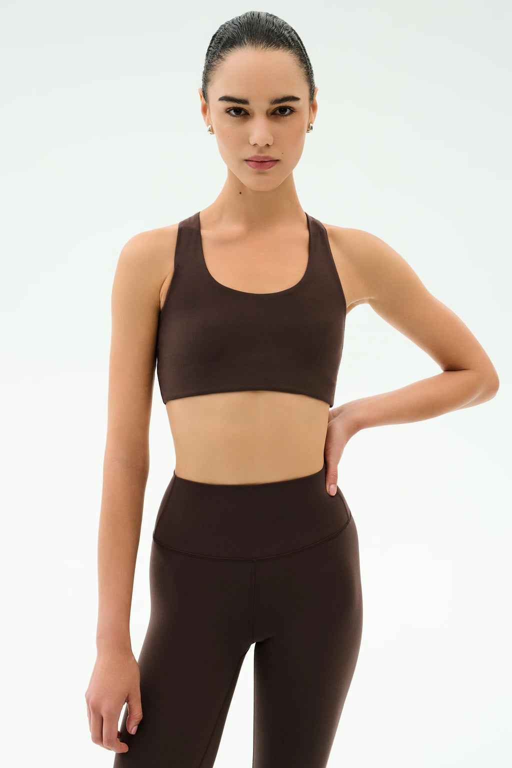Splits59 Sara Airweight Bra - Dark Chocolate – SculptHouse
